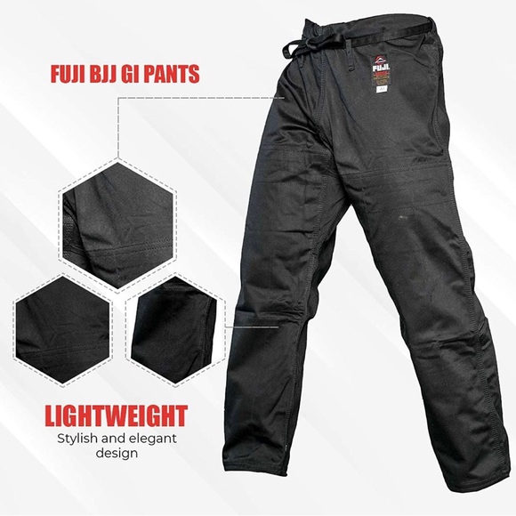 FUJI | Pants | Fuji Bjj Gi Pants Black Cotton Size Ao | Poshmark